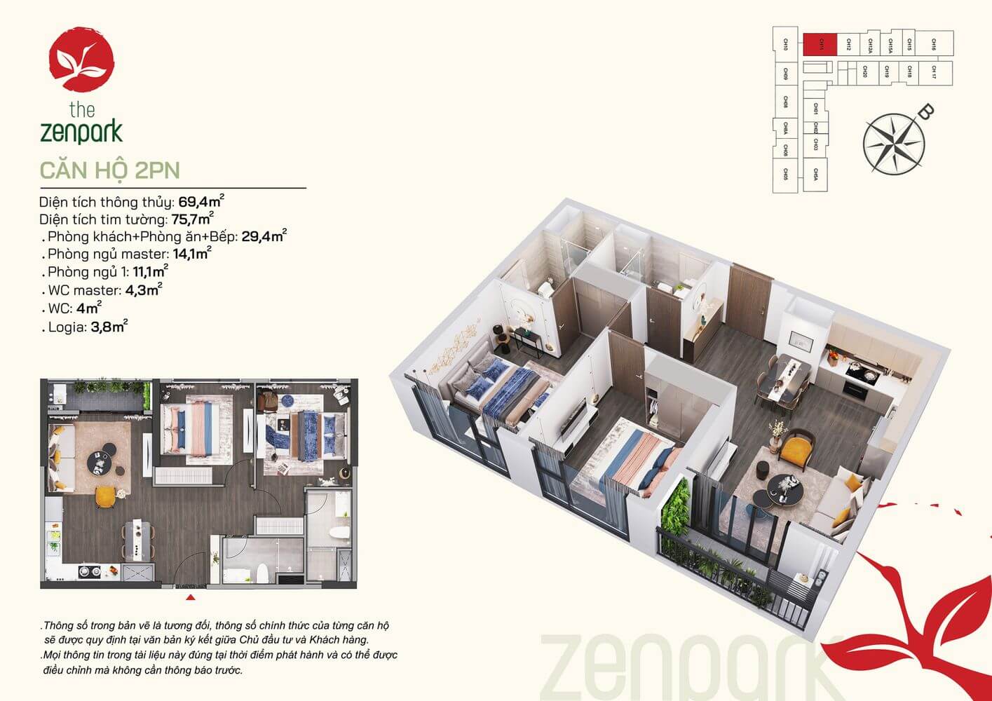 The ZenPark Vinhomes Ocean Park - Bảng Giá Mới